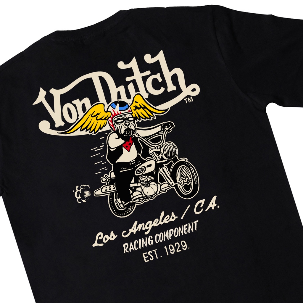 Jual Von Dutch Tshirt 0639 Black | Shopee Indonesia
