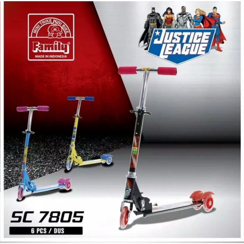 Jual Scooter Skuter Family Hero Justice League SC-7805 SC 7805 Original ...