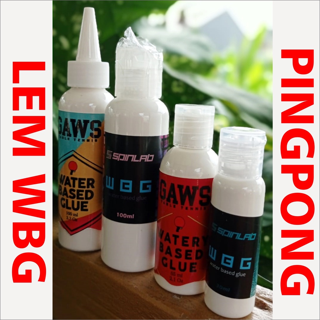 Jual Lem Karet Bet Bat Tenis Meja WBG Pingpong Ping Pong Water Based ...
