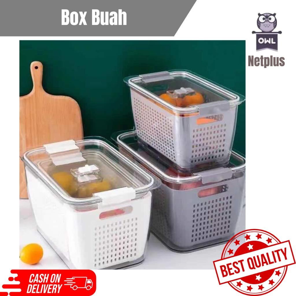Jual RAK KULKAS AKRILIK KOTAK MAKANAN BOX CONTAINER ACRYLIC SAYUR DAN ...