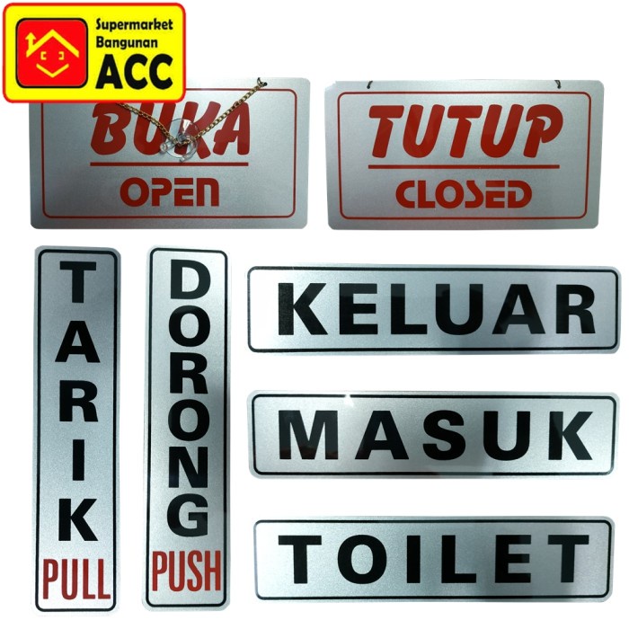 Jual Sign Board / Sign Label / Stiker Label | Shopee Indonesia