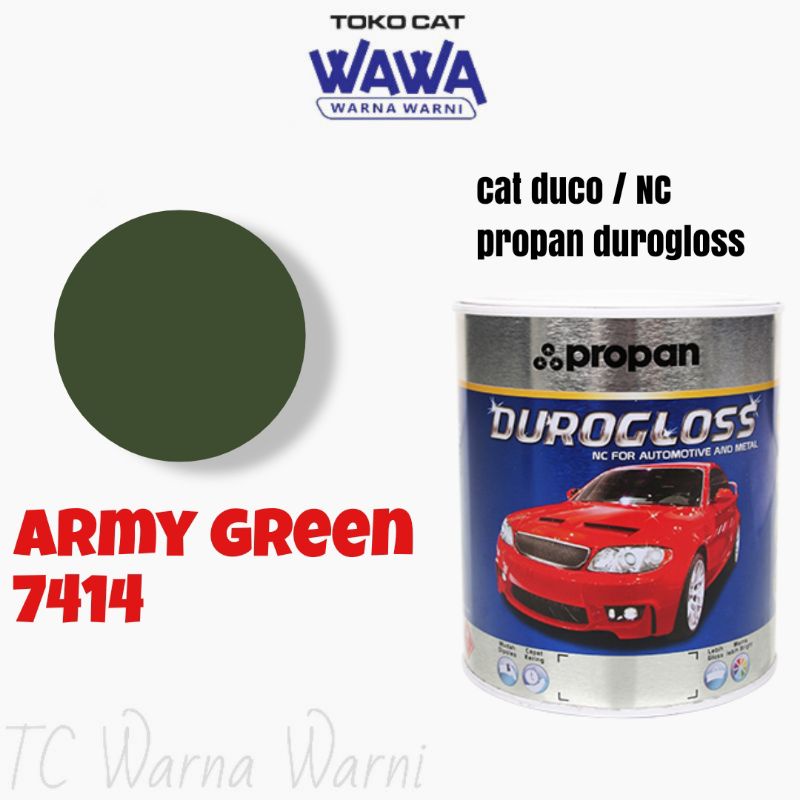 Jual Cat duco propan durogloss army green 7414 1kg 0.5kg eceran ...