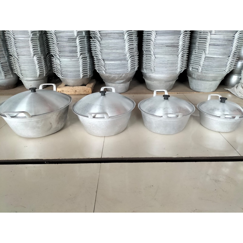 Jual Citel No 10 Panci Wajan Kuali Katel Alumunium Bawahnya Datar ...