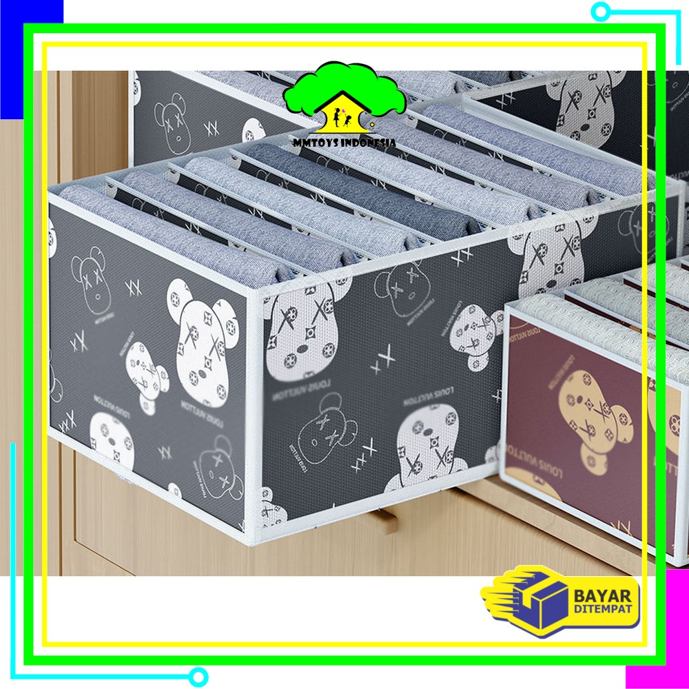 Jual MI-C648 Storage Box Kotak Penyimpanan Bra BH Celana Dalam 7 9 ...
