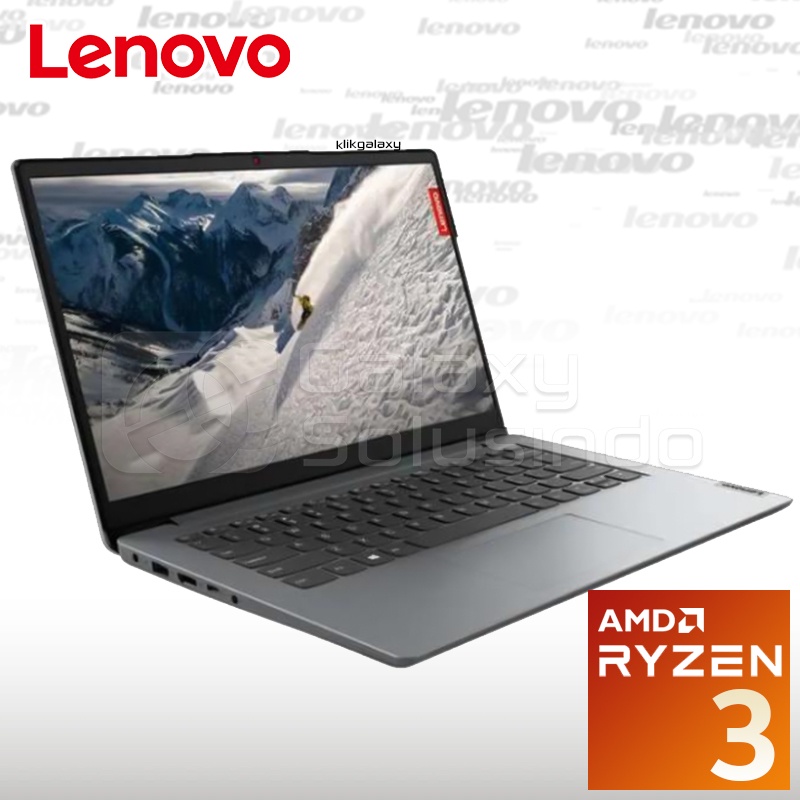 Jual Lenovo Ideapad Slim 1 14AMN7-3HID Ryzen 3 7320U 256GB SSD 8GB - Cloud Grey Notebook ...