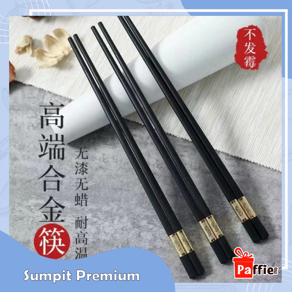 Jual Sumpit Premium Set Anti Bakteri Jamur Alat Makan Plastik Korea ...