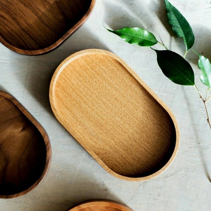 Jual WOODEN TRAY NAMPAN SAJI MINI OVAL GELAS KOPI,NAMPAN SAJI MINI OVAL ...