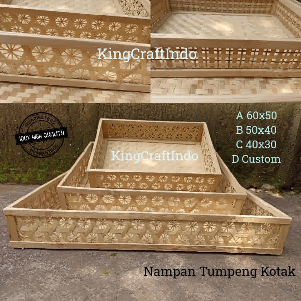 Jual KCI - Tampah Tumpeng Size C Nampan Box Tumpeng Kotak Persegi ...