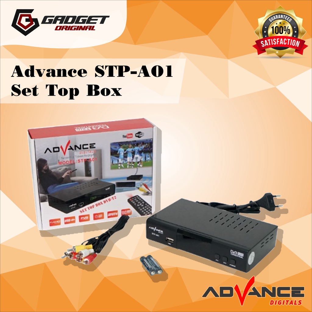Jual 【Garansi 1 Tahun】Advance STP-A01 Set Top Box TV Digital Receiver - STB | Shopee Indonesia