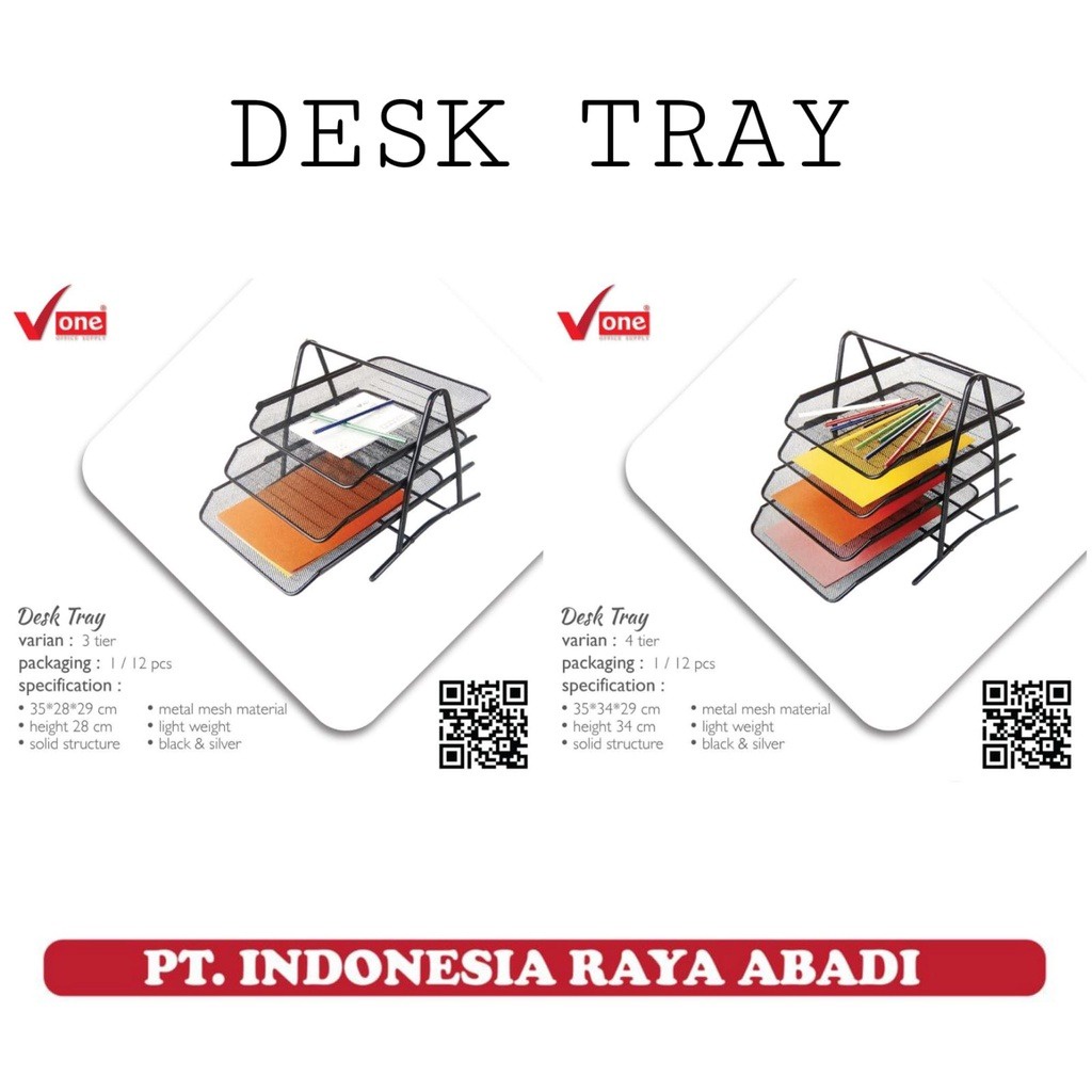 Jual Desk Tray | Rak Susun | Rak Kertas | Rak Dokumen | Shopee Indonesia