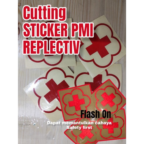 Jual Sticker Keselamatan PMI stiker cutting Safety Replectiv | Shopee ...