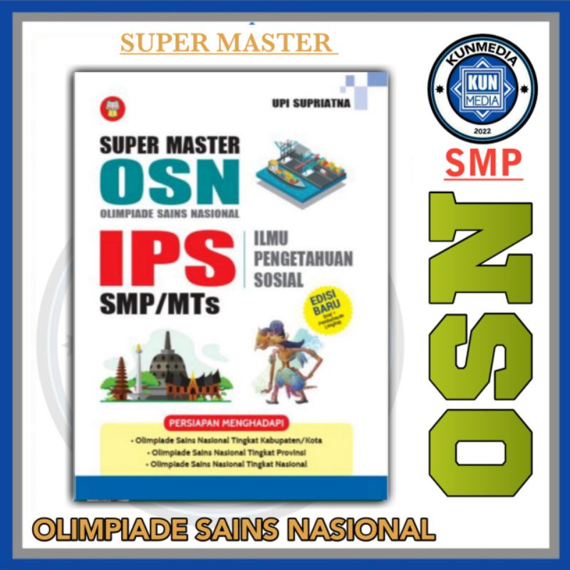 Jual SUPER MASTER OSN OLIMPIADE SAINS NASIONAL IPS SMP YRAMA WIDYA | Shopee Indonesia