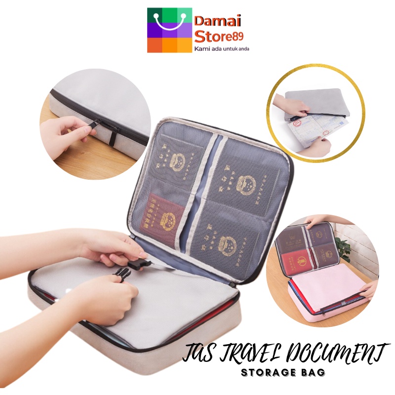 Jual [DM89] TAS DOKUMEN / TEMPAT PENYIMPANAN FILE TRAVEL DOCUMENT ...