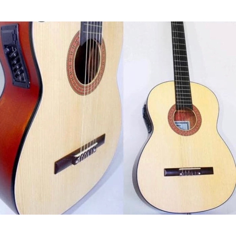Jual Gitar klasik nilon / classic nylon elektrik YAMAHA (Dapat tas dan ...