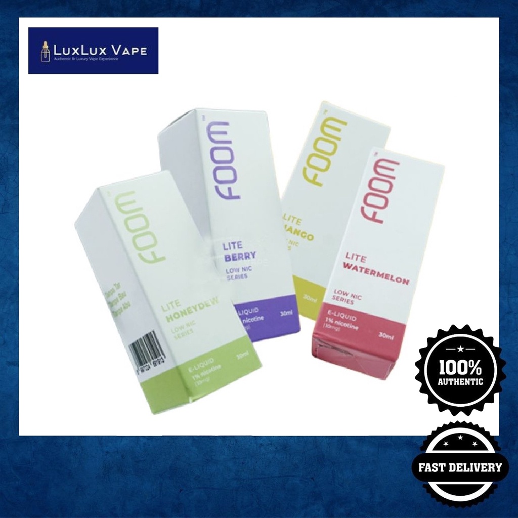 Jual FOOM LITE SERIES 30ML AUTHENTIC by FOOM LAB | Shopee Indonesia