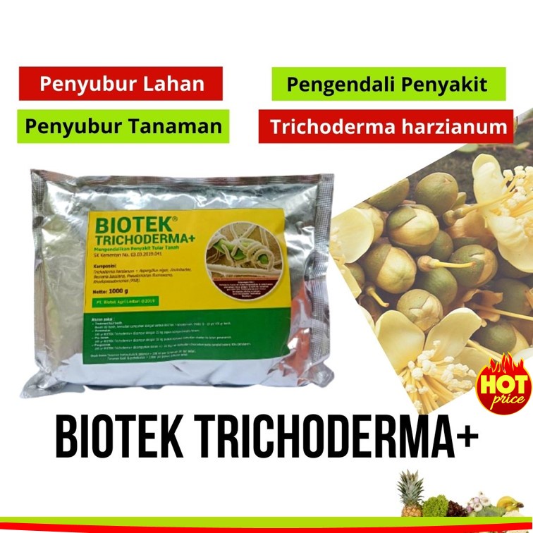 Jual BIOTEK TRICHODERMA Pupuk Hayati Obat Busuk Akar Tular Tanah ...