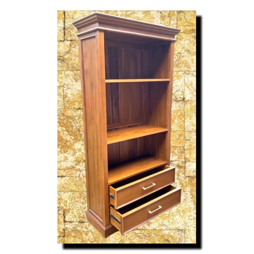 Jual COSTUM RAK BUKU LEMARI BUKU LEMARI KANTOR RAK FILE KAYU JATI ...