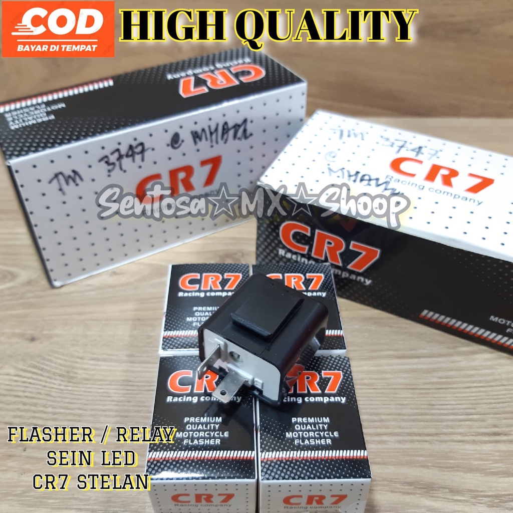 Jual FLASHER / TOMSOL 12.8V 60-200cm LAMPU SEIN LED CR7 STELAN BISA ...