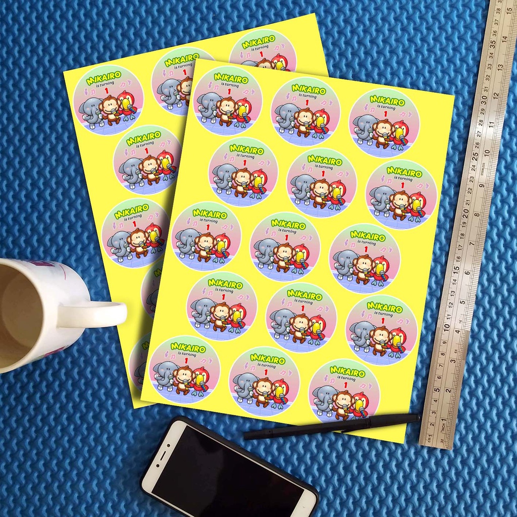 Jual STIKER ULANG TAHUN ANAK BALITA BABA LILI TATA STICKER LABEL ...
