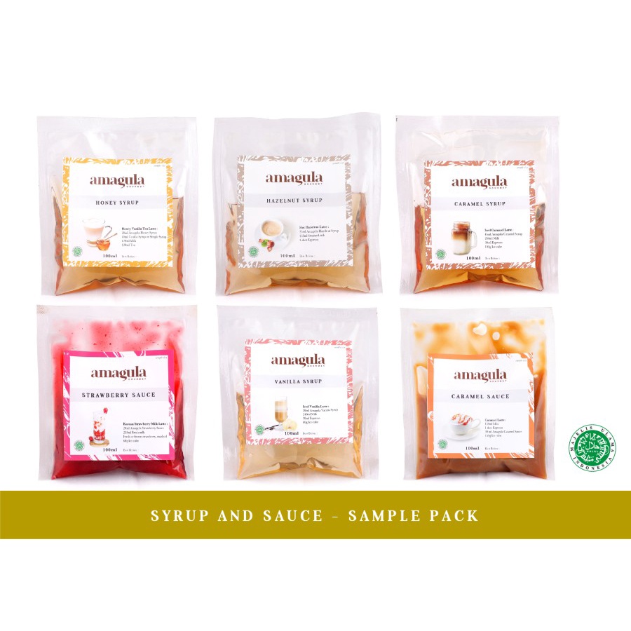 Jual Sample Syrup dan Sauce 100 gram Amagula - Sample Pack/ Tester ...