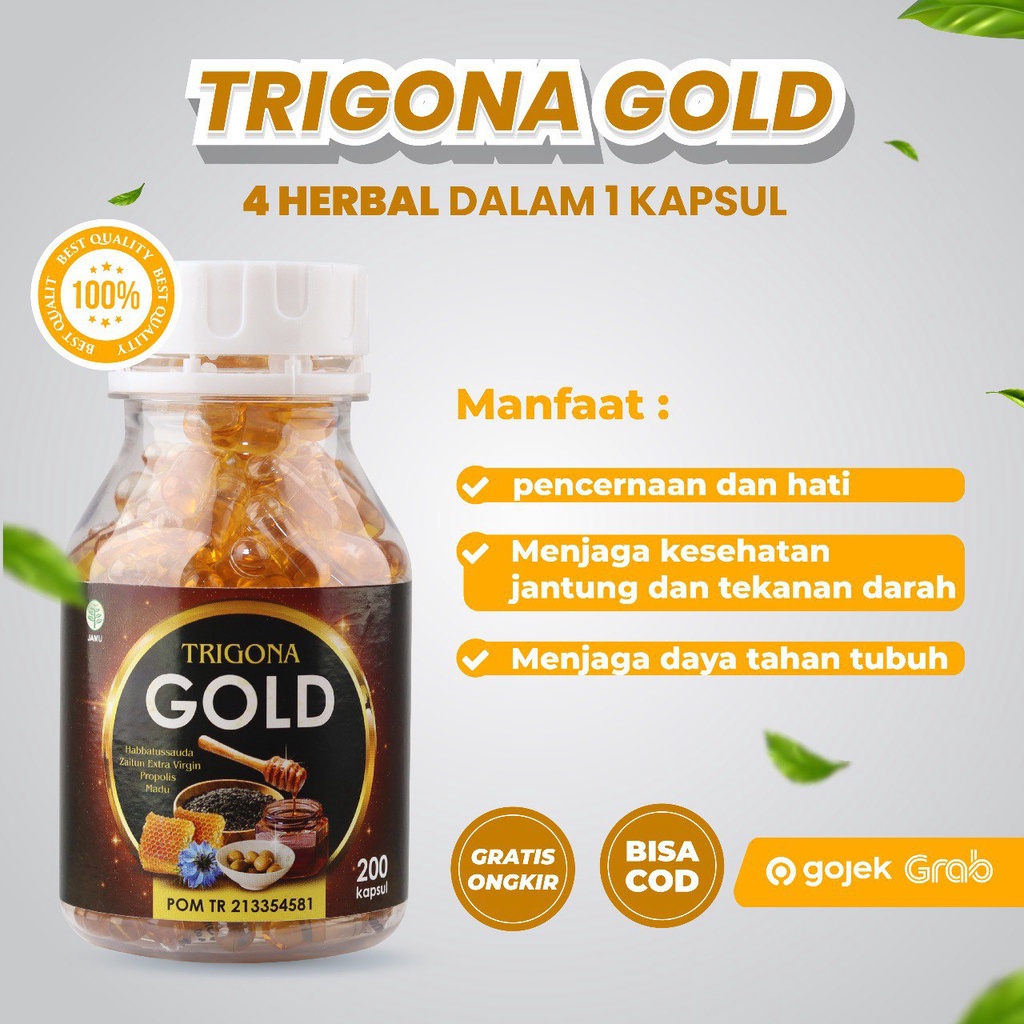 Jual TRIGONA GOLD BPOM - Habbatussauda Oil extra Propolis Trigona 200 ...