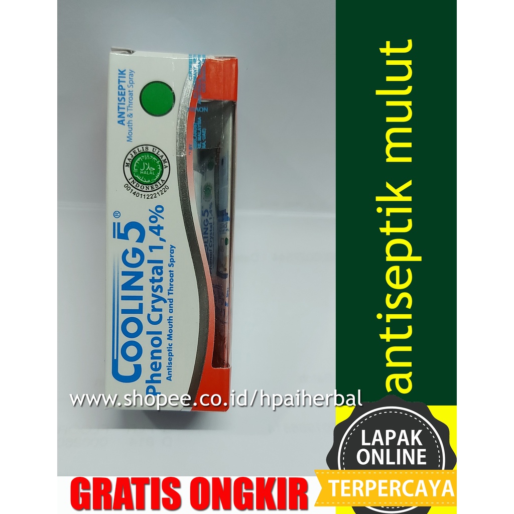 Jual Cooling 5 Spray Cherry - Obat Sariawan Sakit Tenggorokan Radang ...