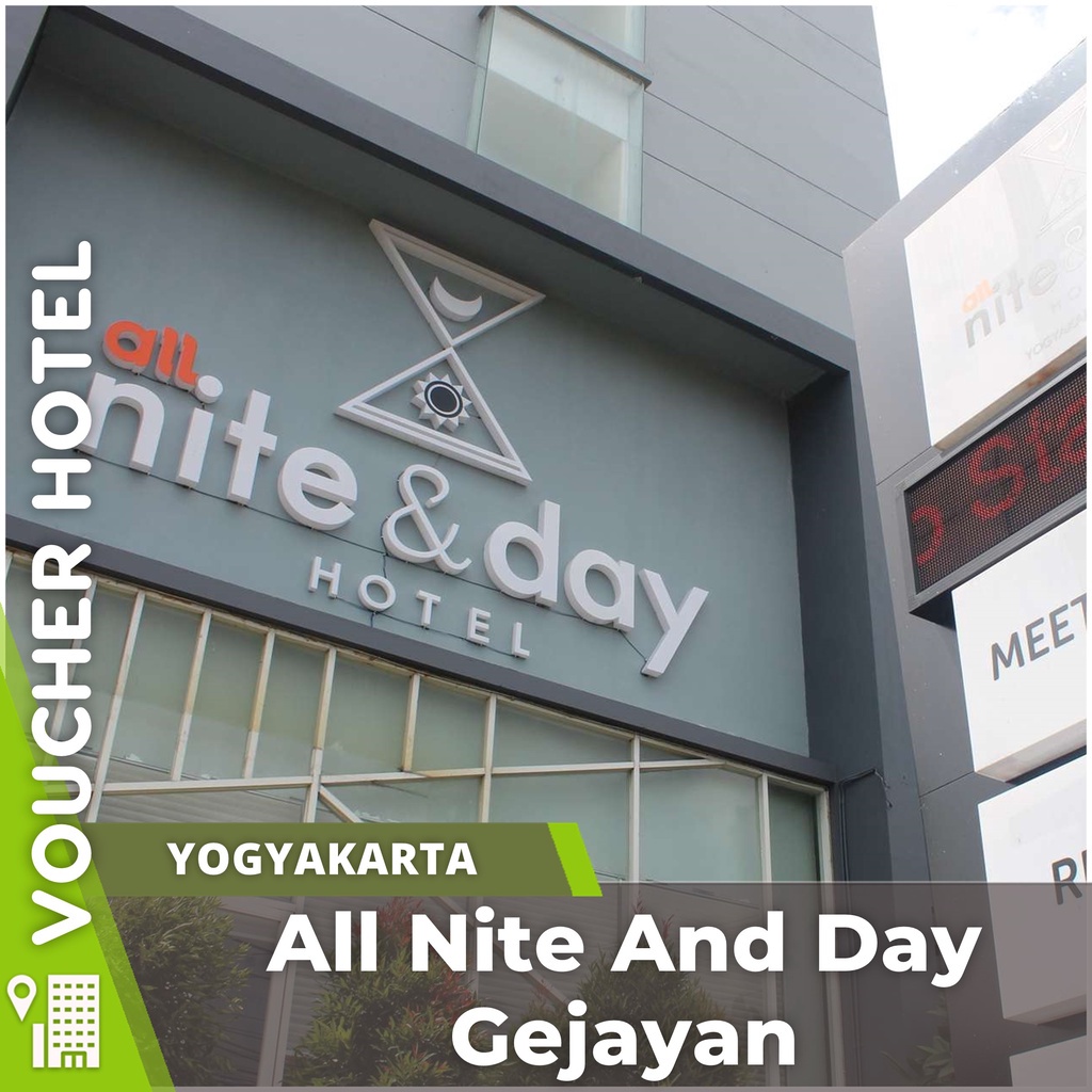 Jual All Nite And Day Gejayan Yogyakarta Voucher Hotel Murah | Shopee ...