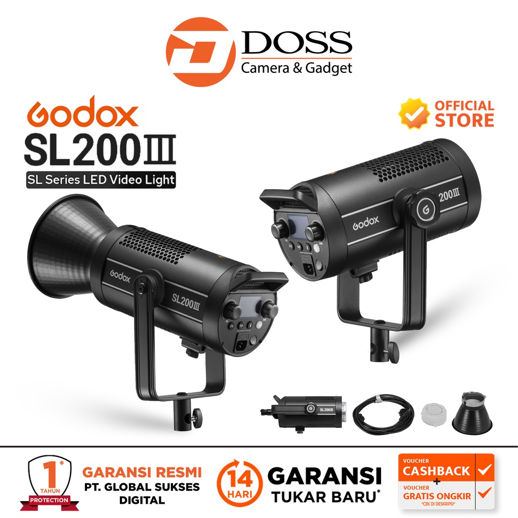 Jual Godox SL200 III LED Video Light | Shopee Indonesia