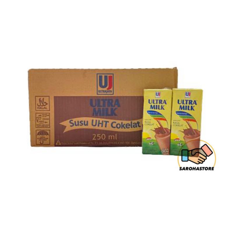 Jual Susu Ultra 125 ml / 200 ml / 250 ml / 1000 ml 1 Dus BISA MIX | Shopee Indonesia