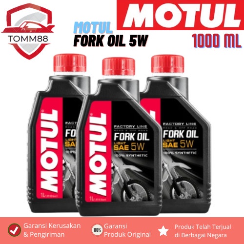 Jual MOTUL FORK OIL 5W 1L/Oli Hidrolik /100% ORIGINAL | Shopee Indonesia
