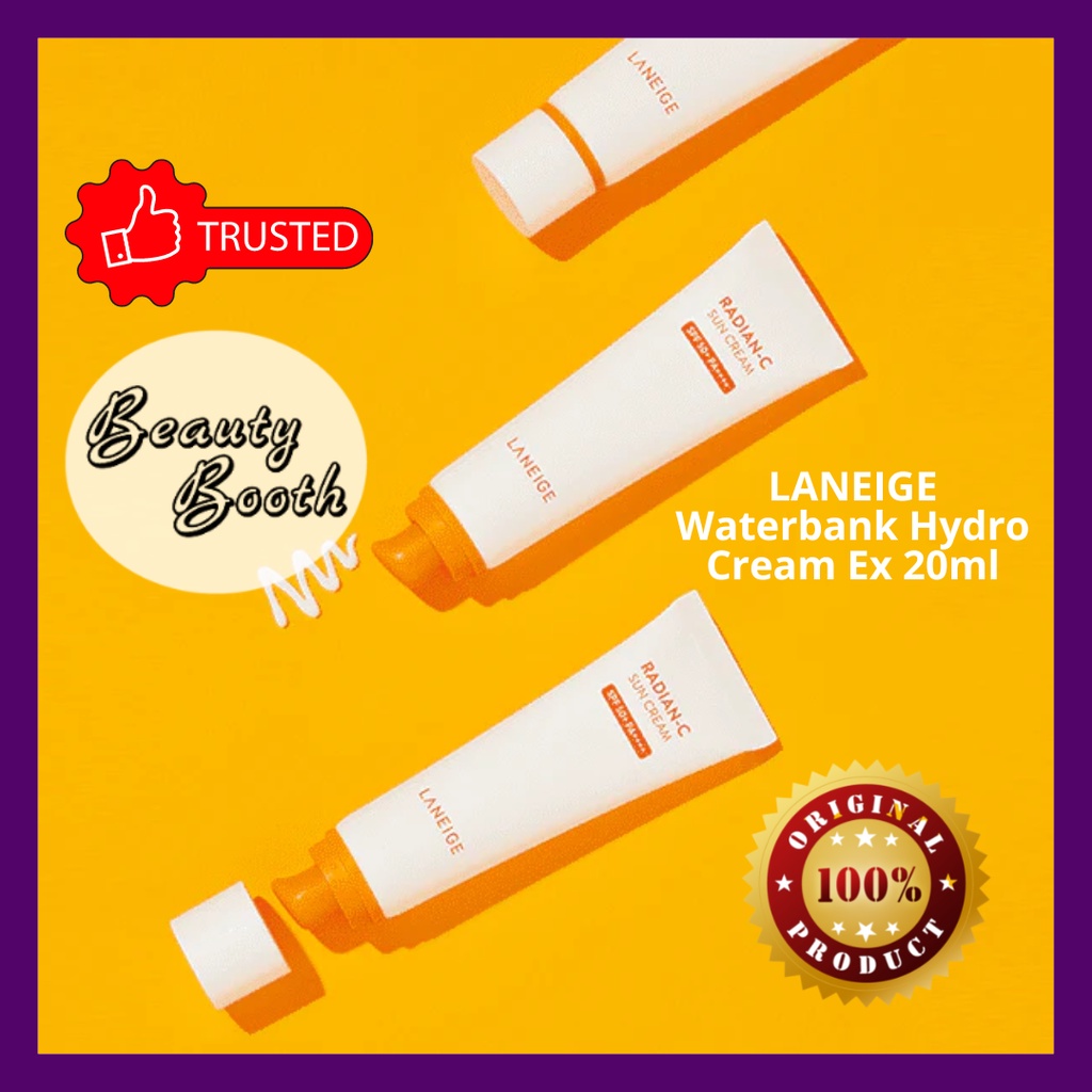 Jual LANEIGE Radian C Sun Cream SPF 50+ PA+++ Sunscreen - Beauty Booth ...