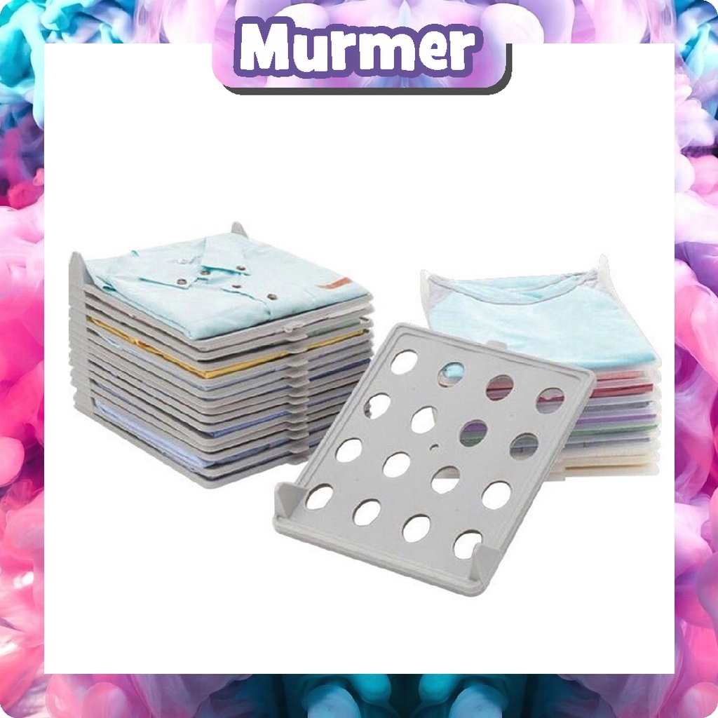 Jual MurmerOfficial Rak Susun Lipat Baju / Kaos Bisa Geser Rak Baju ...