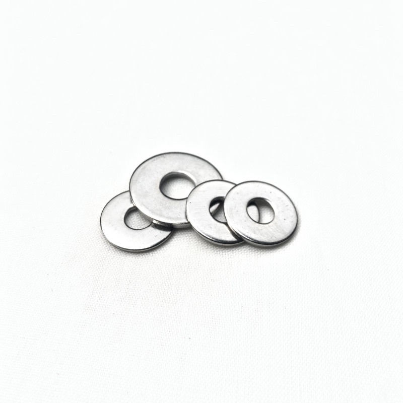 Jual Ring Flat Lebar M5 / 5MM ( Baut Drat 8 ) Stainless Steel 304 Tebal ...