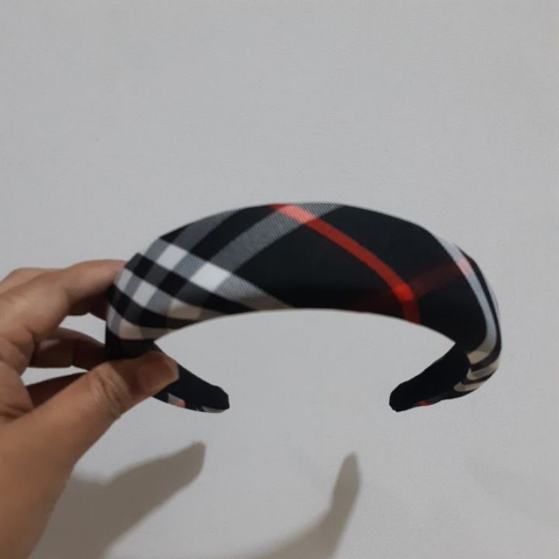 Jual Bando Busa Kotak-Kotak Hearband Import Bandana Premium Dewasa ...