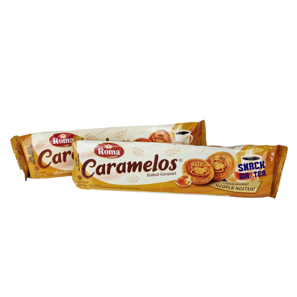 Jual Roma Caramelos Biskuit Karamel - Netto 104gr | Shopee Indonesia