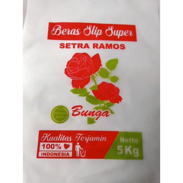 Jual Plastik Beras 5kg SETRA RAMOS(100 lembar) | Shopee Indonesia