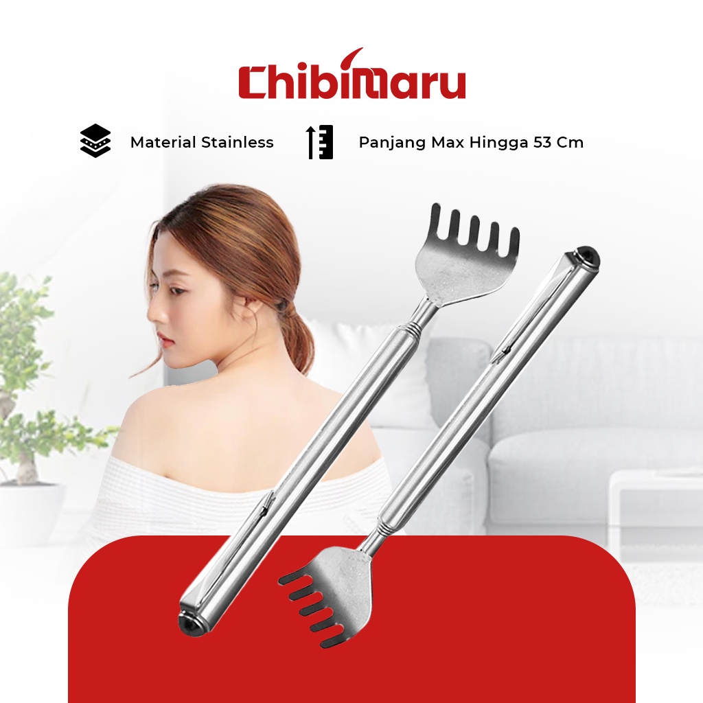 Jual Penggaruk Punggung Alat Garuk Punggung Stainless Steel Extendable ...