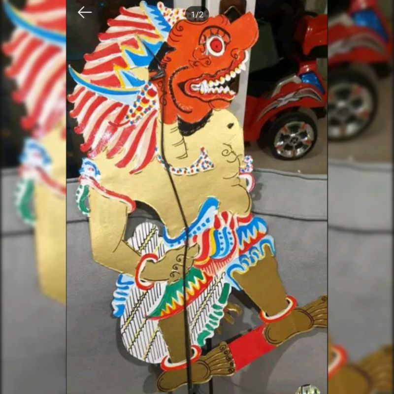 Jual (BAYAR DITEMPAT) Wayang kulit kertas mainan buto gagal, buto ...
