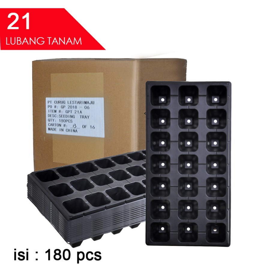 Jual 1 Karton/Box Tray Semai / Seeding Tray / hidroponik Untuk ...