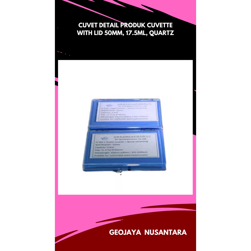 Jual cuvet Detail Produk CUVETTE With Lid 50mm, 17.5ml, Quartz | Shopee Indonesia