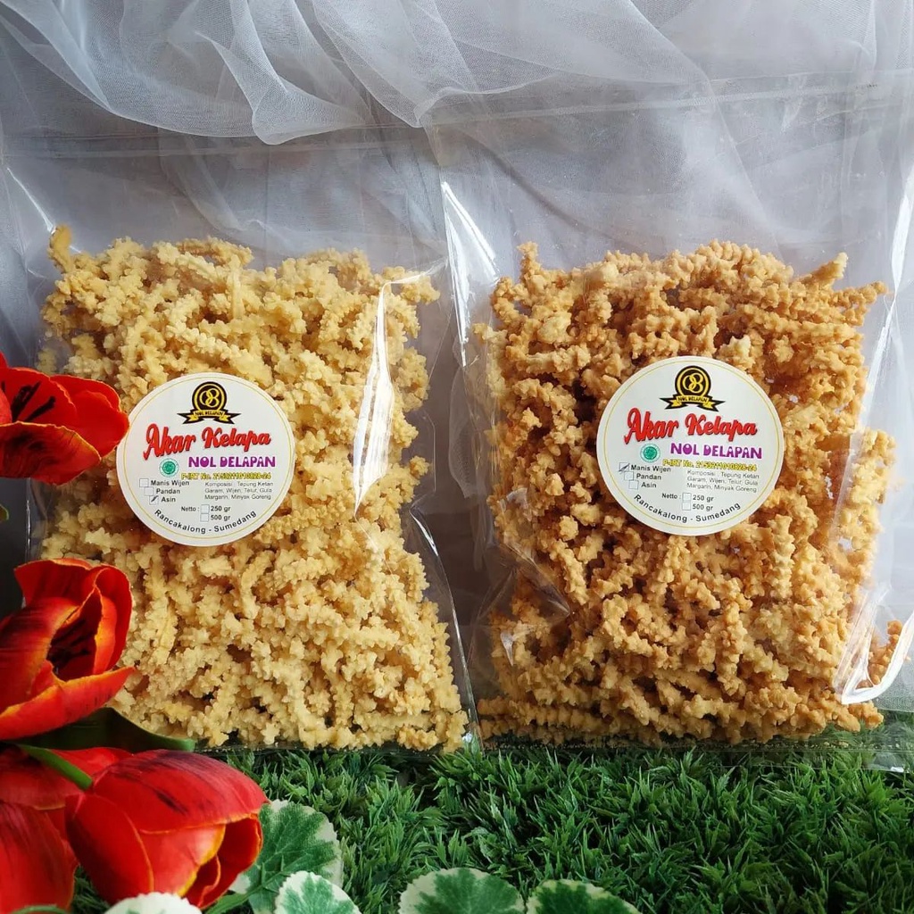 Jual Kemasan 500 gr Akar Kelapa - Kue Akar Kelapa | Shopee Indonesia