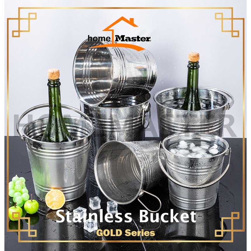 Jual Homemaster Ember/Bucket Es/Ice Champagne/Bir/Beer/Wine Stainless ...