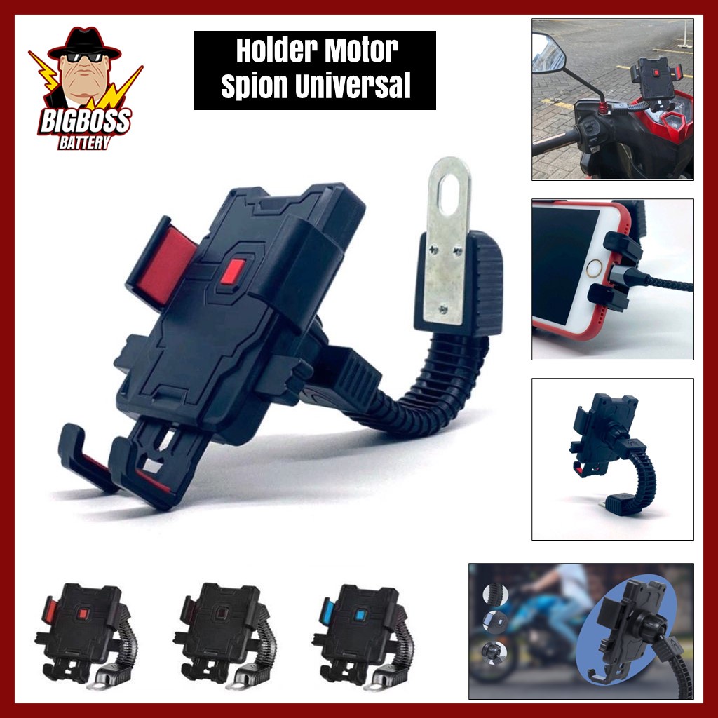 Jual Phone Motor Holder HP Spion HM-21 AntiKarat Universal Model Jepit ...