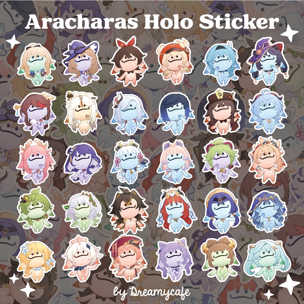 Jual Aracharas Holo Sticker (Series 2) | Shopee Indonesia