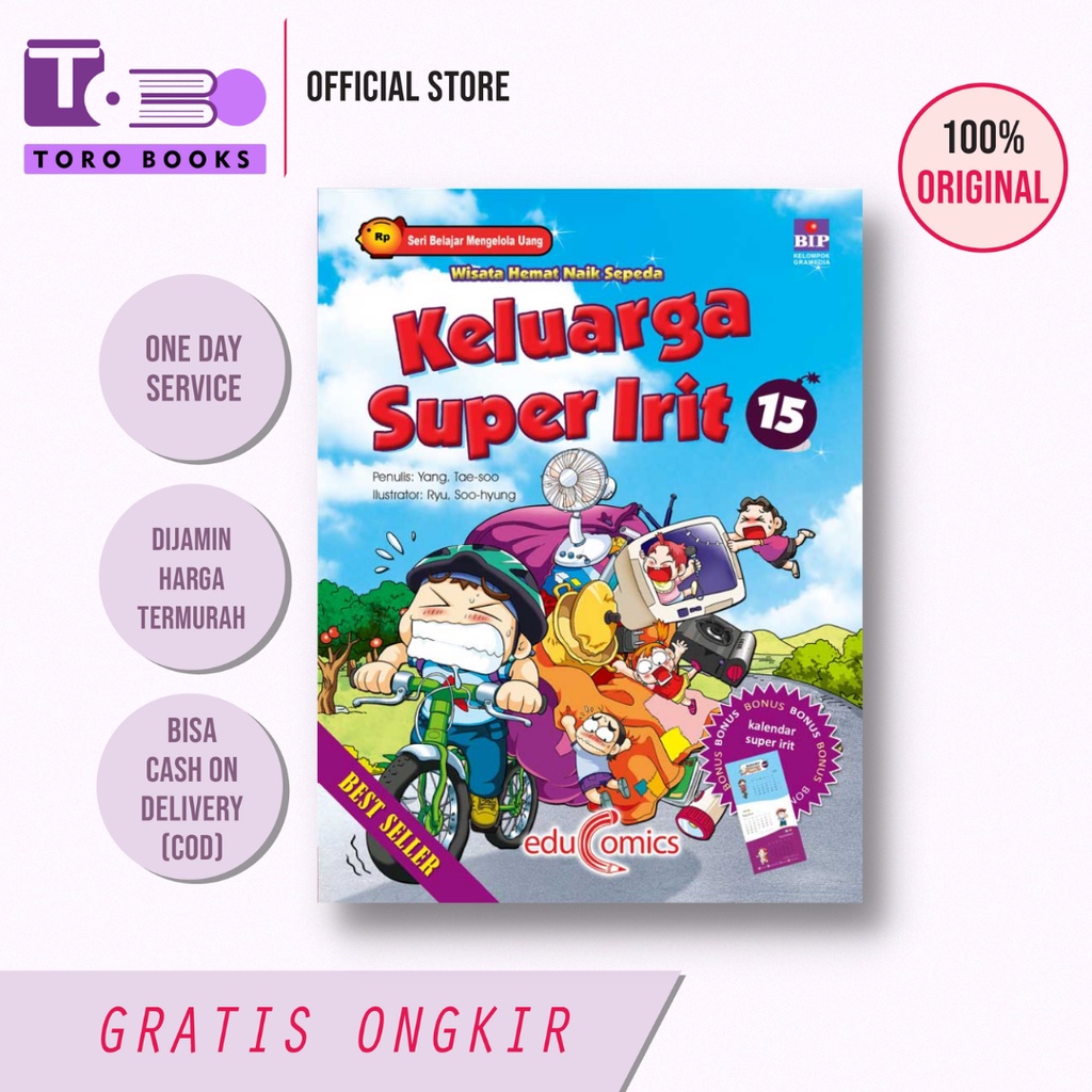 Jual Buku EDUCOMICS : KELUARGA SUPER IRIT ( vol 1-39) | Shopee Indonesia