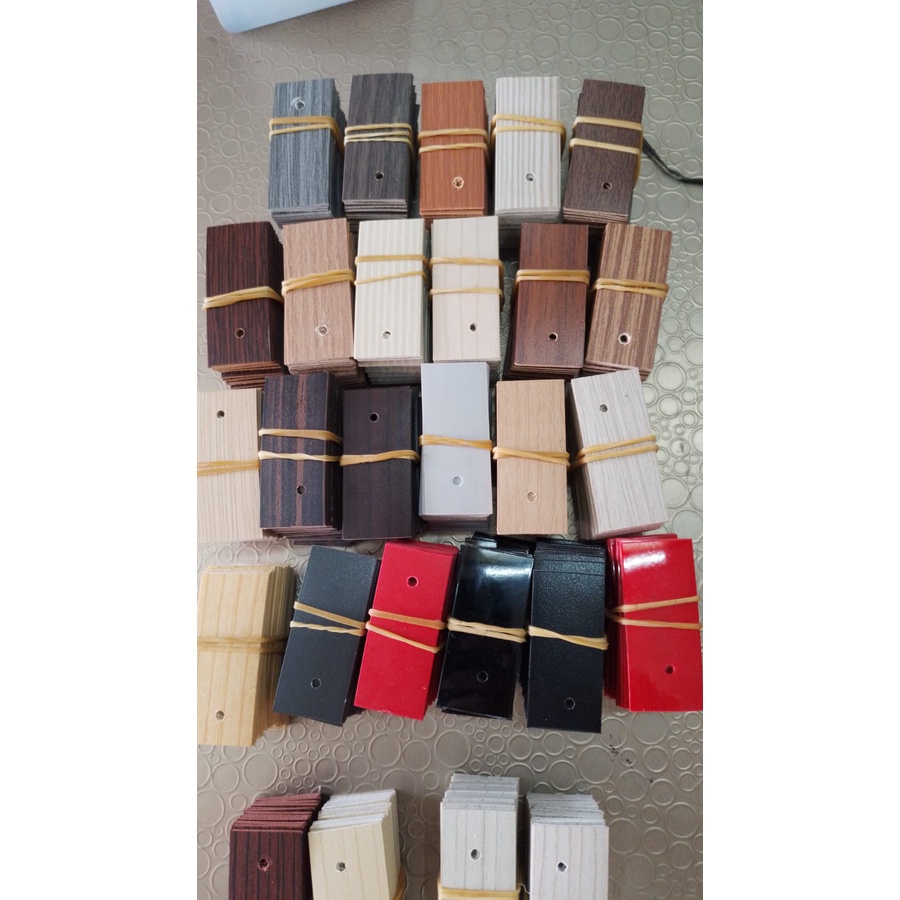 Jual Edging PVC WINSTON Lebar 55 mm x 1 mm Warna urat kayu Dop kulit ...