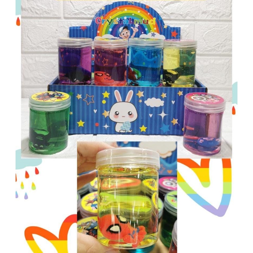 Jual Mainan Anak Slime Mini Super Hero Edition - Mainan Anak Slime ...