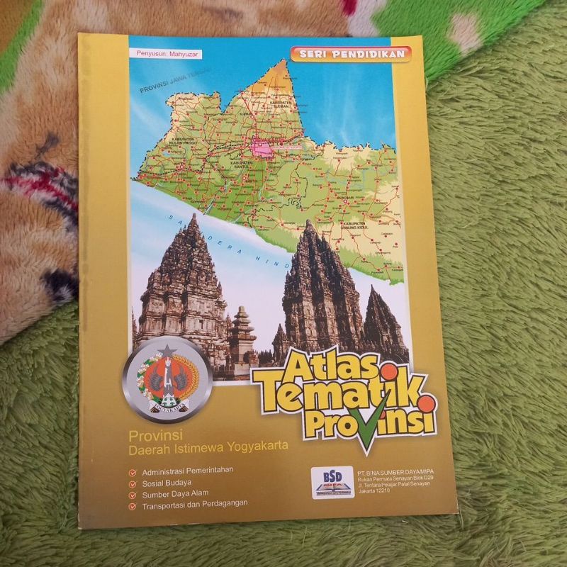 Jual ORIGINAL BUKU PETA ATLAS TEMATIK PROVINSI JAWA TIMUR SULAWESI ...