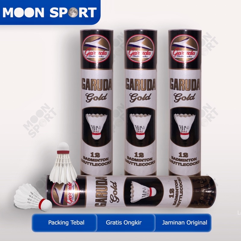 Jual Shuttlecock Garuda Gold Putih Original | Kok garuda International ...