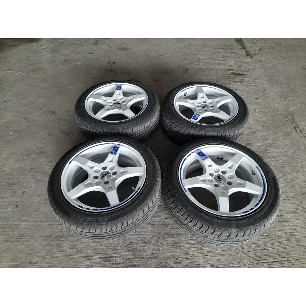 Jual Velg Mobil Bekas Ring 16 Lubang 4 PENTE HSR R16X7 4X100 ET42 BAN 195 50 R16 | Shopee Indonesia